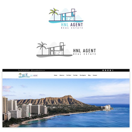 Island theme real estate logo | Logo design contest