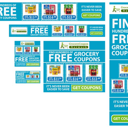 Ad Banner Project for Digital Grocery Coupon Site | Banner ad contest