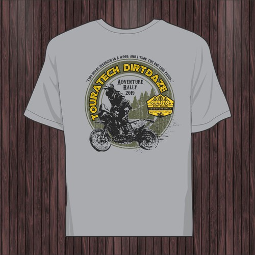 Touratech DirtDaze Adventure Rally Tshirt 2019 | T-shirt contest