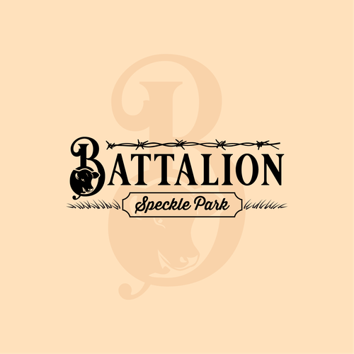Create an eye catching rural logo design for Battalion Speckle Park ...