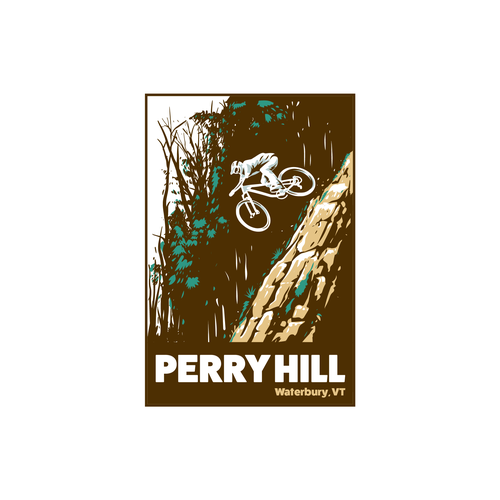 Designs | Mountain Bike Trail T Shirt Design | Logo design contest