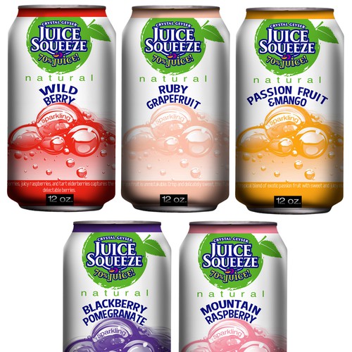 Crystal Geyser's Juice Squeeze Can Design Project 2013 | Other ...