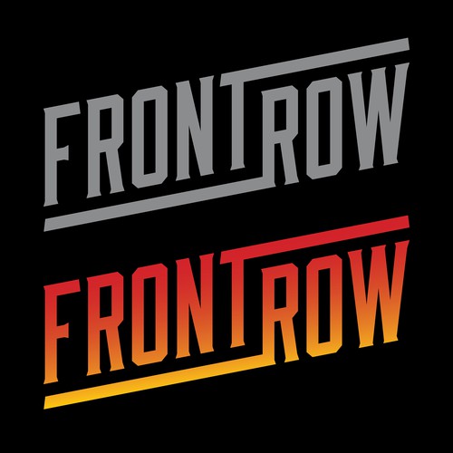 Powerful Logo neeed for rock band "Front Row" | Logo design contest