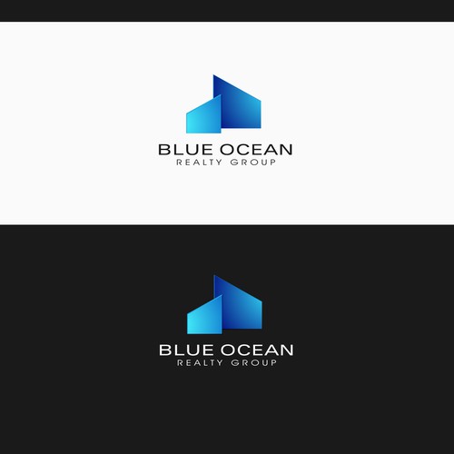 Blue Ocean Realty Group Logo, Business Cards and Letterhead | Logo ...