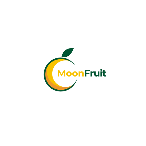 Designs | Need a fun logo for a brand called "MoonFruit" | Logo design ...