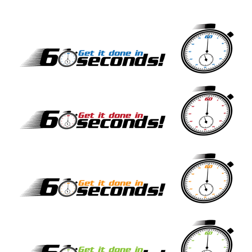 60 Seconds Stopwatch | Logo design contest