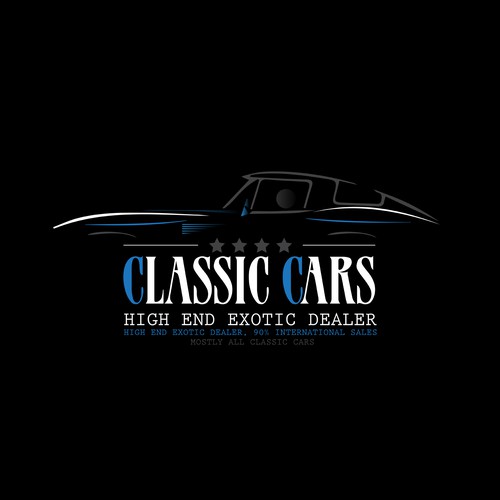 CLASSIC CAR AND HIGH END EXOTIC DEALER | Logo design contest