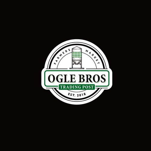 Create a legendary iconic logo and sign element for Ogle Brothers ...