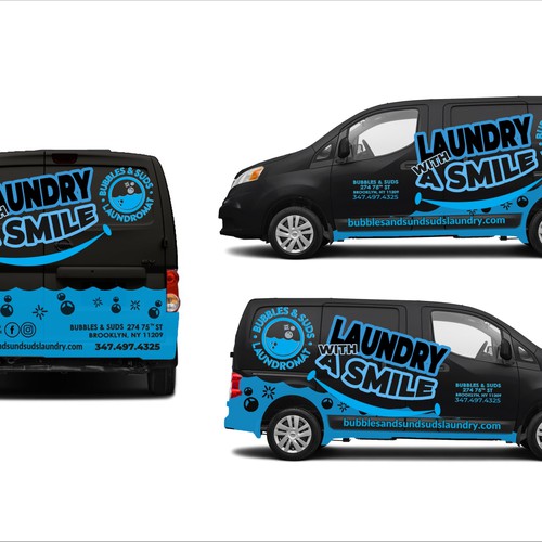 Designs | Laundromat Van design | Car, truck or van wrap contest