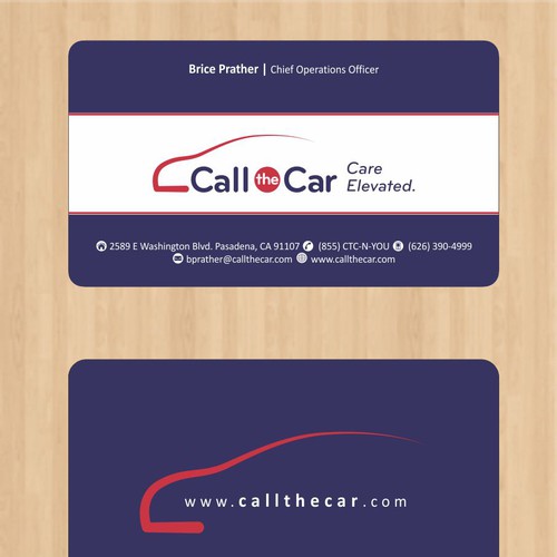 Designs | business card for Call the Car | Business card contest