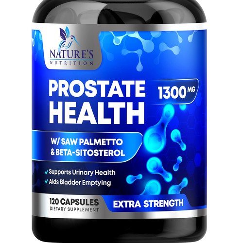 Designs | Nature's Nutrition needs a Men's Prostate Health product ...