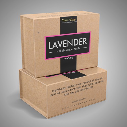 Create Packaging/Label for Natural & Handcrafted Soap Bar | Product ...