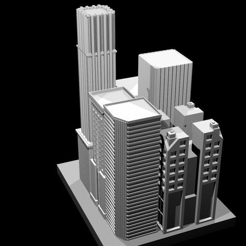 Quick N Easy 3D Buildings Please : ) | Illustration or graphics contest