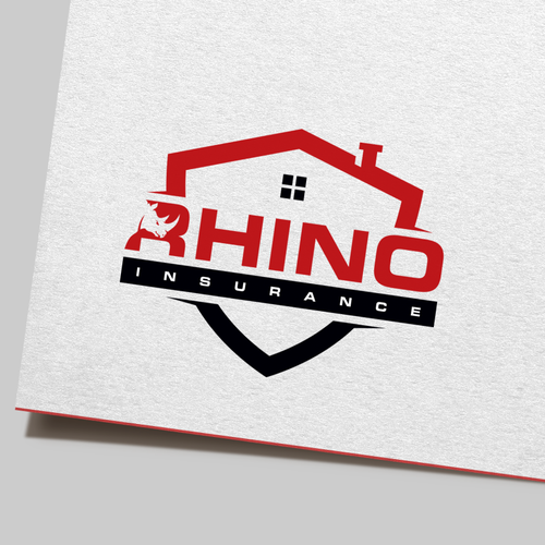 Designs | Insurance logo with a rhino and another w/rhino and house for ...