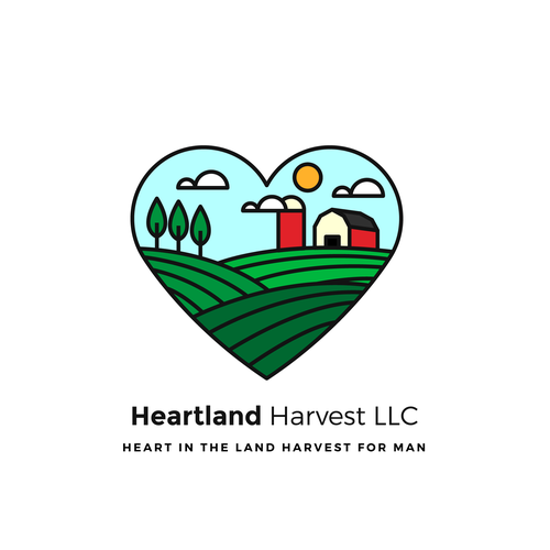 Design a simple but inspirational farm logo for Heartland Harvest ...