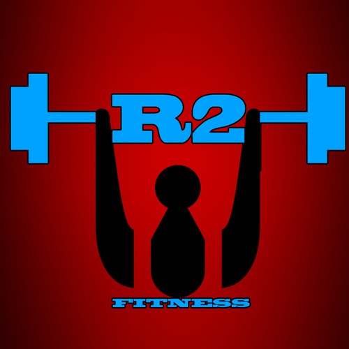 LOGO FOR FITNESS BRAND - R2 FITNESS is the brand name. R2=R squared ...