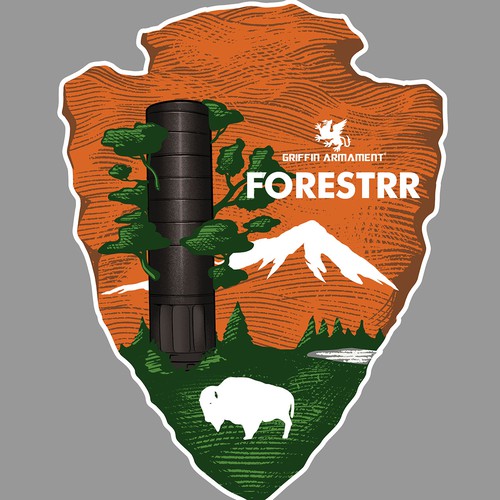Designs | Hunting Firearm Suppressor - Sticker Design | Sticker contest