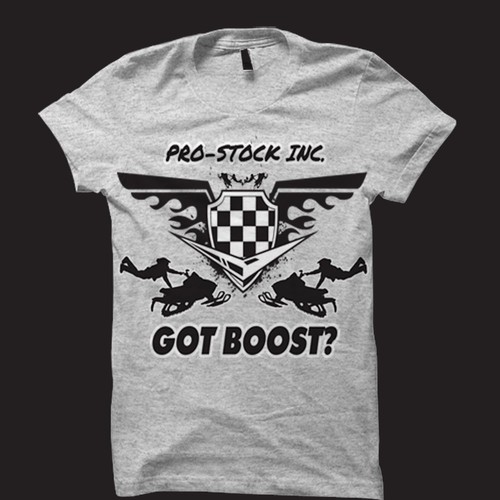 Snowmobile Drag Race T-Shirt for Pro-Stock Inc. | T-shirt contest