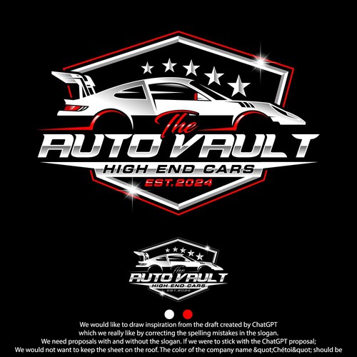 Designs | Design a logo to fit "The Auto Vault" a high end, luxury ...