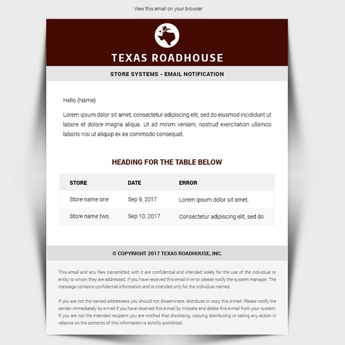 Email Template for Internal Employees | Email contest