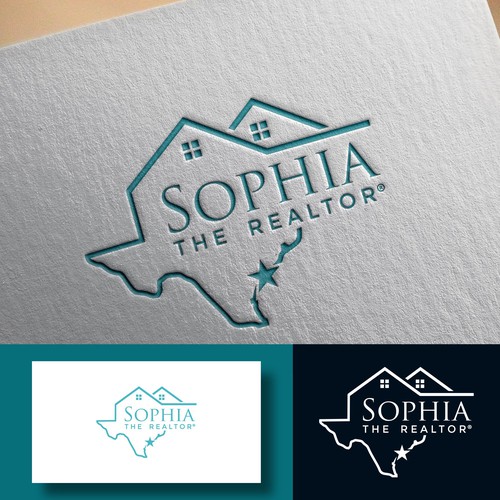 Individual Real Estate agent logo incorporating the shape of a house ...