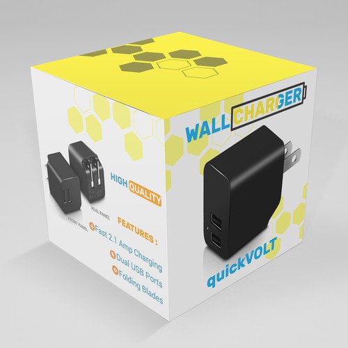 Design a Cool, Eye-catching Package for a Wall Charger | Product ...