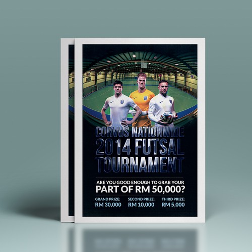 Create a capturing posters and flyers design for nationwide futsal ...