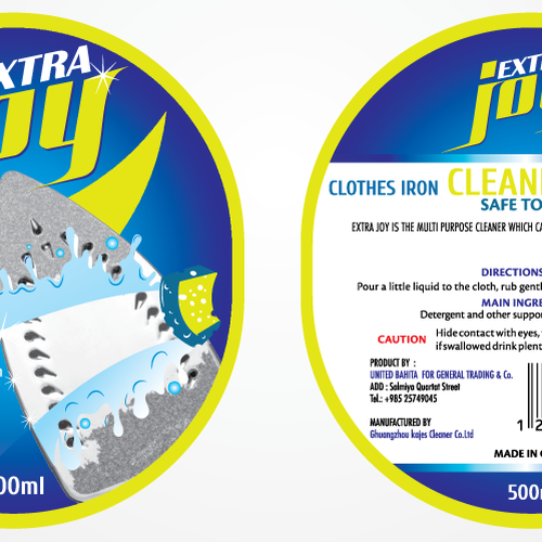 Designs | Design a capturing & informative label for a quirky cleaning ...