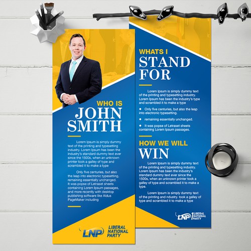 Designs | Political Candidate Brochure | Postcard, flyer or print contest