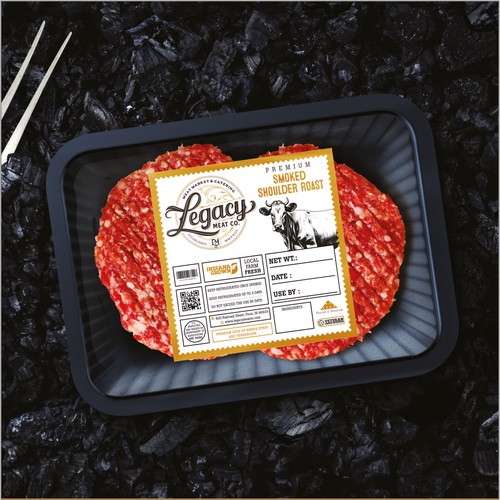 Designs | Premium Meat Package Label | Product label contest