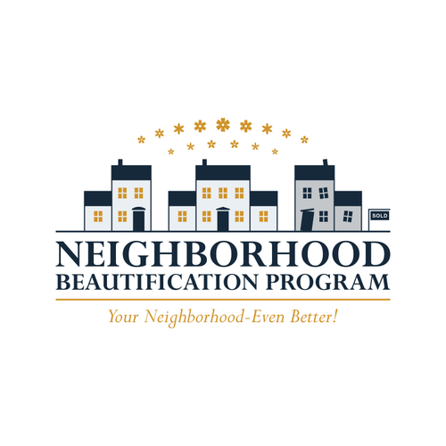 Design a Real Estate Logo for the Neighborhood Beautification Program ...