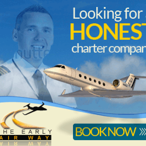Banner Ads for Private Jet Charter company, animated gif preferred ...