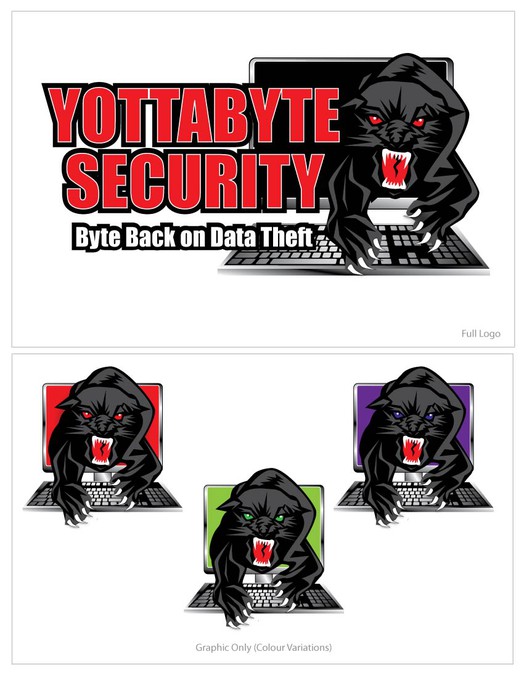 Creative logo for YottaByte Security - Byte Back on Data Theft. | Logo ...