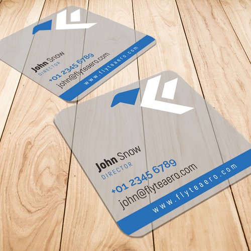 Transparent Plastic Square Business Card | Business card contest