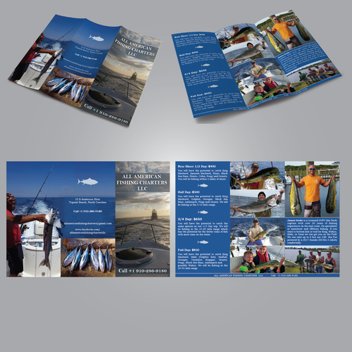 Charter fishing! Get creative | Brochure contest
