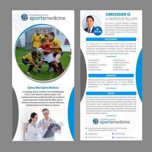 Concussion Flyer | Postcard, flyer or print contest