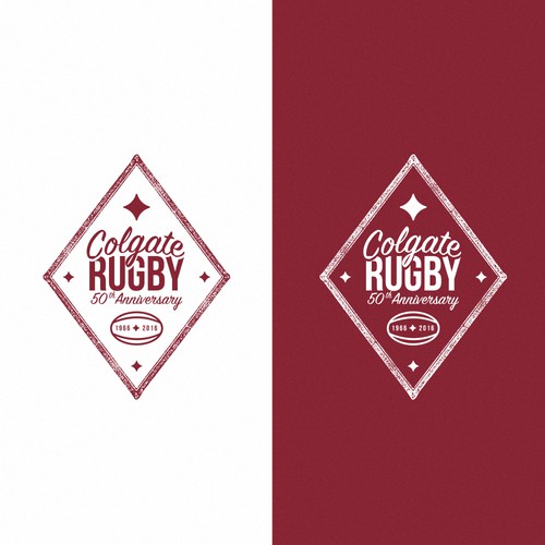 College Rugby Team 50th Anniversary Logo | Logo design contest