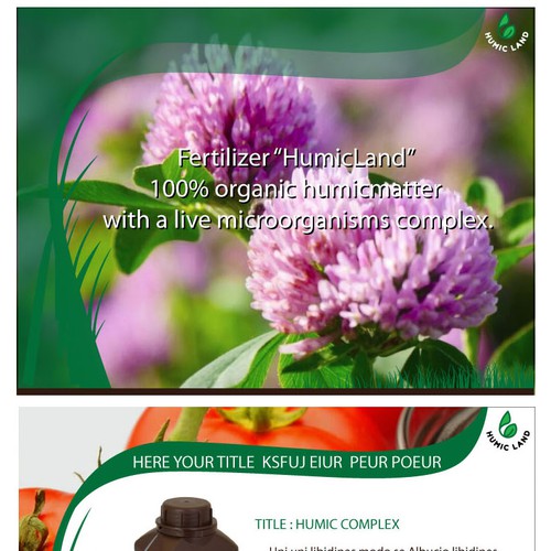 Presentation for Organic Fertilizer | PowerPoint template contest