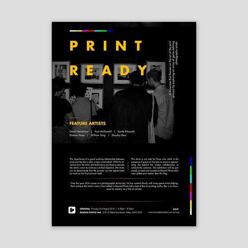 Event - Photography Fine Art Exhibition Poster | Postcard, flyer or ...