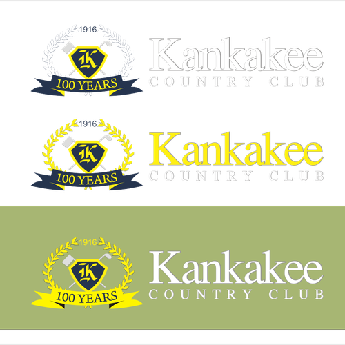 Kankakee Country Club Turns 100 | Logo design contest