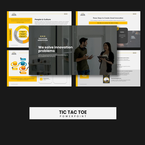 Designs | TicTacToe Innovation Templates | PowerPoint template contest