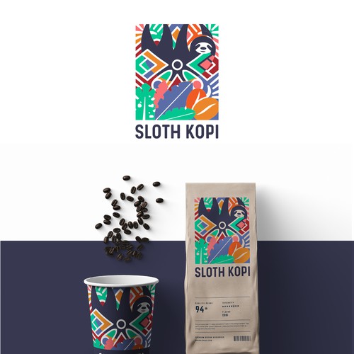 "Design a unique logo for Sloth Kopi" | Logo design contest