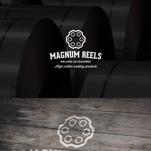 Create a vintage Magnum logo and brand identity for a welding ...