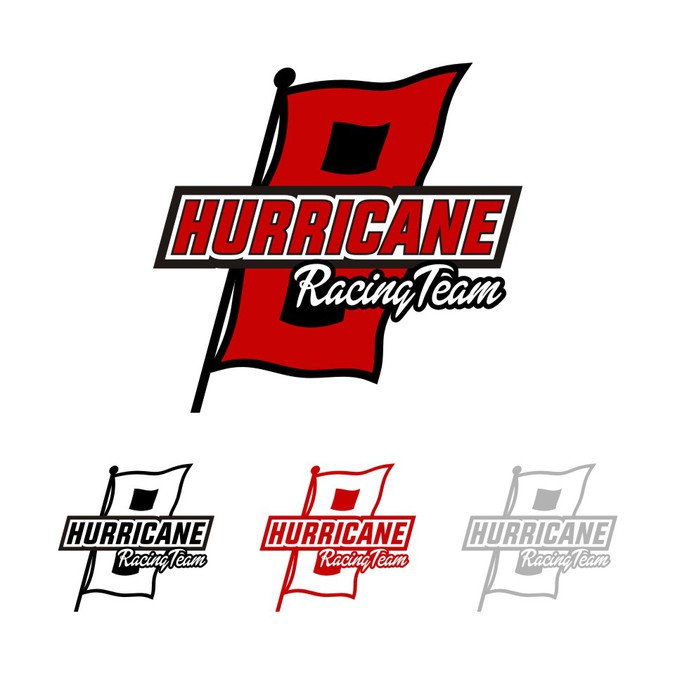 Motorsport racing team logo design for Hurricane Racing Team | Logo ...