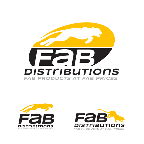 Create a character based logo design for a Fab distribution company ...