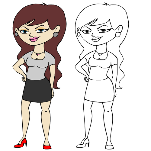 Sassy Character Creation | T-shirt contest