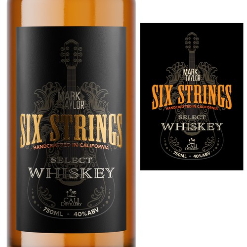 Designs | Steel String Signature Whiskey | Product label contest
