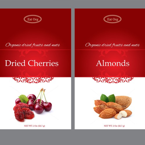 Dried Fruits and Nuts in Pouch | Product label contest
