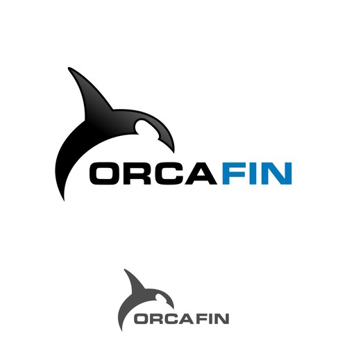 Logo for Orcafin brand Using an orca whale fin for logo | Logo design ...