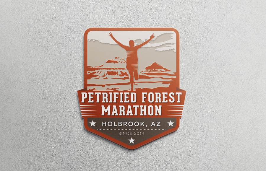 Petrified Forest Marathon Logo | Logo design contest